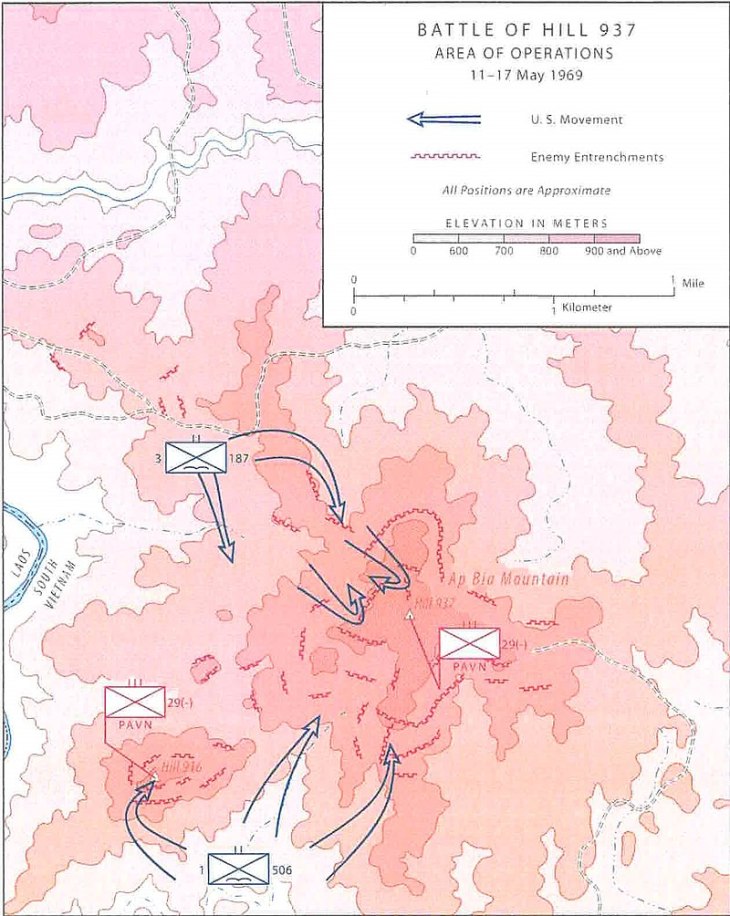The Definitive Historical Atlas of the Battle of Hamburger Hill ...
